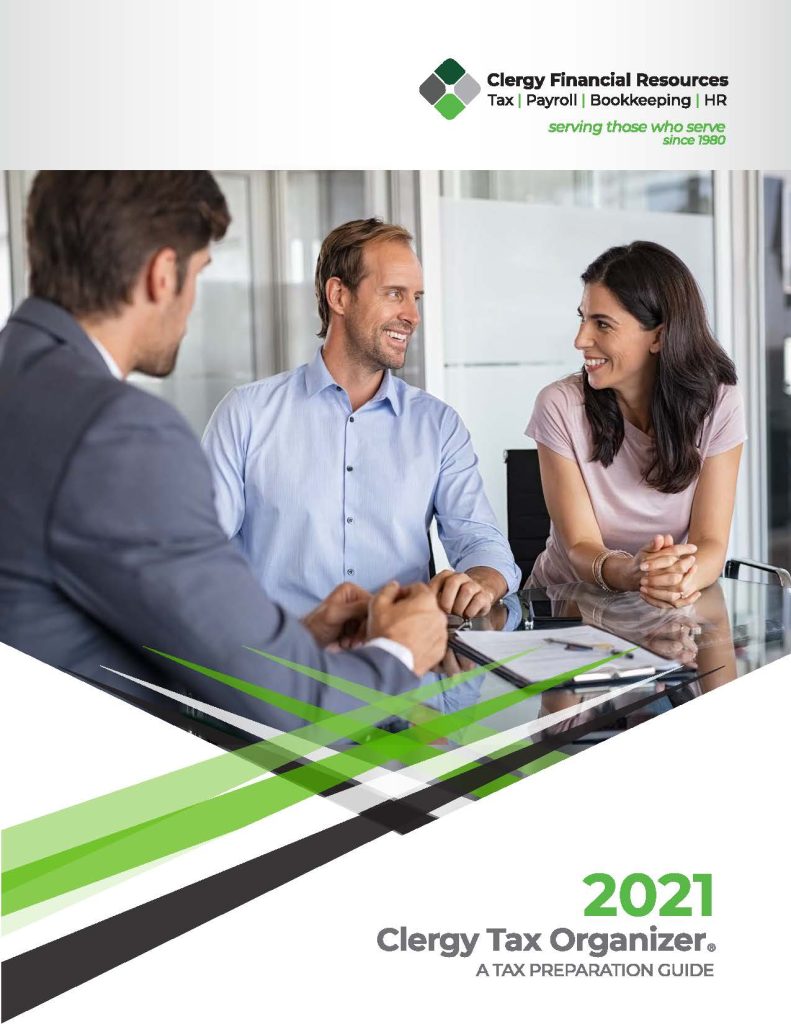 2021 Clergy Tax Organizer (Fillable PDF) - Clergy Financial Resources